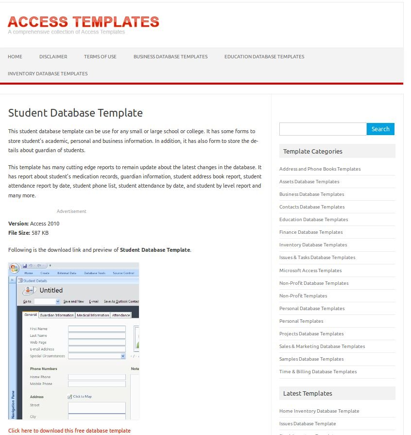 Готовые шаблоны для MS Access: где скачать? | ichip.ru